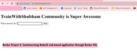 Neha Bhardwaj On Linkedin Docker Project 2 Containerizing Nodejs Web Based Application Through