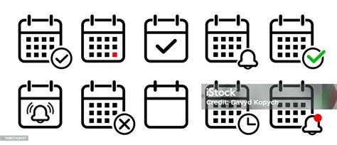 칼렌더 아이콘입니다 달력 플래너 아이콘 컬렉션입니다 알림 주최자 이벤트 표지판 일정 알림 아이콘입니다 사업 계획 일정 벡터