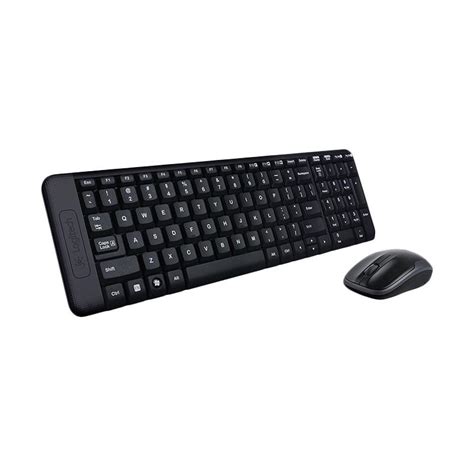 Jual Logitech Mk215 Wireless Keyboard And Mouse Combo Hitam Di Seller
