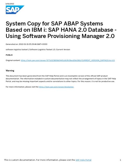 abap systems pdf databases installation computer programs