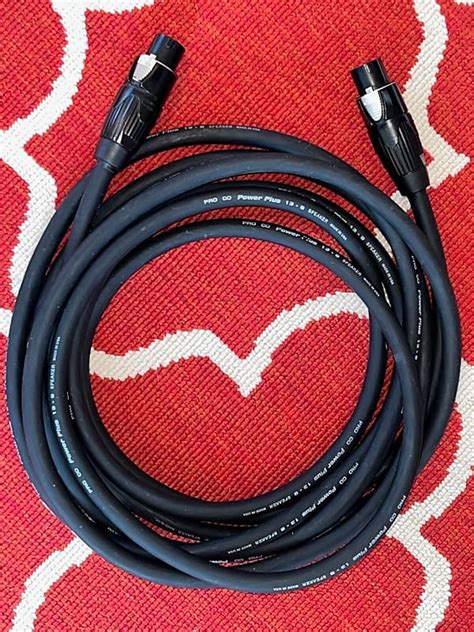 ProCo 20ft 8 Pole ProCo Speaker Cable Neutrik NLT8FX All Reverb