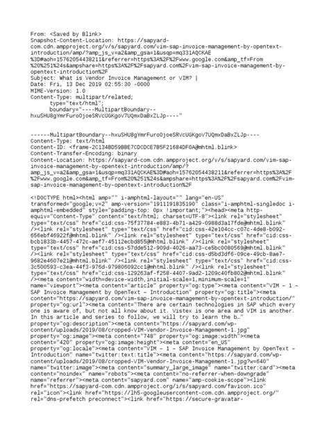 What Is Vendor Invoice Management Or Vim Pdf Optical Character