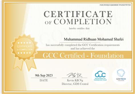 Thrilled To Share That I Have Successfully Passed Gcc Foundation