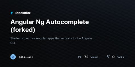 Angular Ng Autocomplete Forked Stackblitz