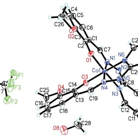Crystal Structure Of 2 Displacement Is Drawn At The 30 Probability