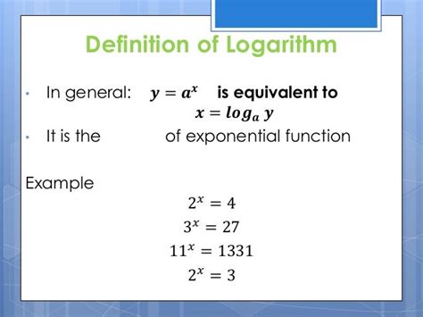 Logarithm 1