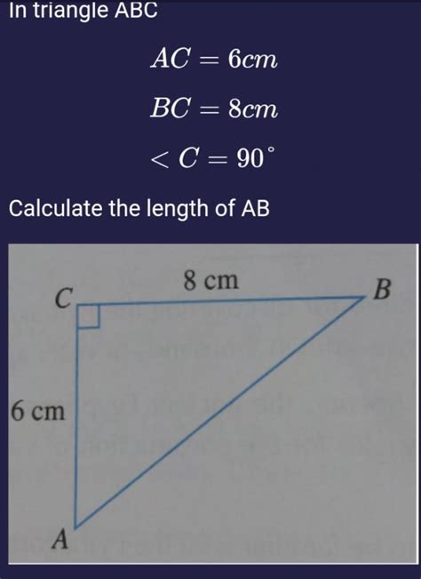 Question Pythagoras Theorem