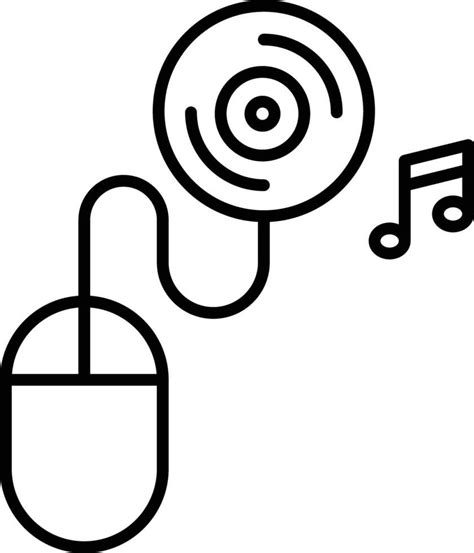 Mouse Click Outline Vector Illustration Icon 36382361 Vector Art At Vecteezy