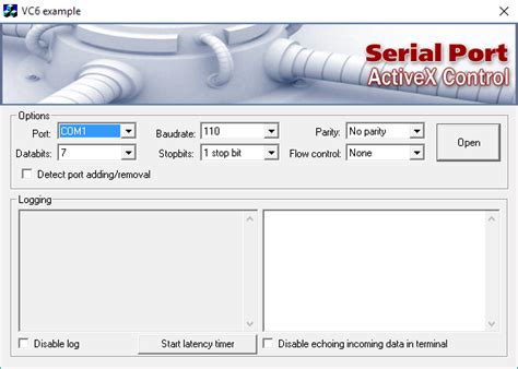 Serial Port ActiveX Control Read And Control Serial Ports
