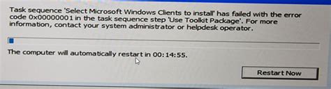 Mdt Task Sequence Does Not Work After Upgrading To Sccm 2403 Microsoft Qanda
