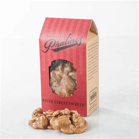 Pecan Praline Treat Box 8 Oz T Box River Street Sweets River