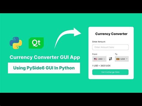 Free Video How To Create A Modern Currency Converter Using Python With