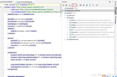 Maven配置出现的plugins爆红问题解决maven中的plugins爆红 Csdn博客