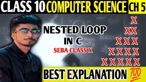 Nested Loop In C Class X Seba Computer Sci To Print Triangle Pattern Class X Cs With Rc 💯🔥