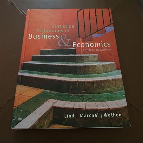 Statistical Techniques In Business And Economics By Douglas A Lind