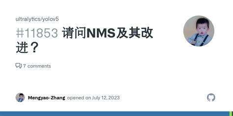 请问nms及其改进？ · Issue 11853 · Ultralytics Yolov5 · Github