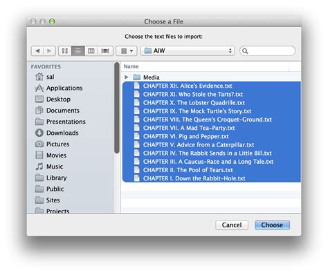 Applescript And Pages Create Sections From Imported Files