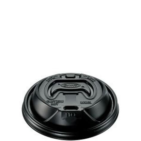 Dart Optima Reclosable Lid Black 10 100