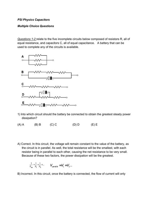 Abp Capacitors Practice Problems 2022 10 28 Download Free Pdf Capacitance Capacitor