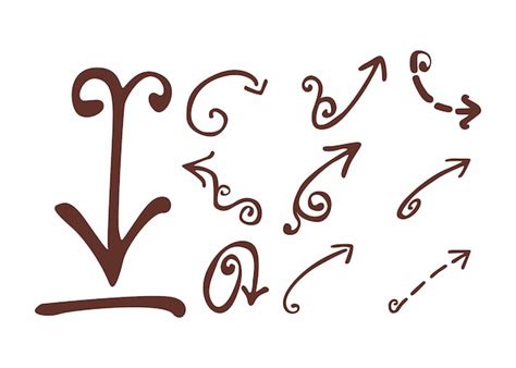 Premium Vector Set Of Pointing Arrow Vector