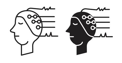 Eeg Icon Set 48695476 Vector Art At Vecteezy