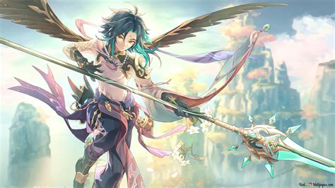 Adeptus Xiao Genshin Impact Anime Video Game 4K Wallpaper Download