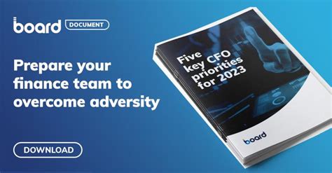 Alexander Kappes On Linkedin Five Key Cfo Priorities For 2023 Board