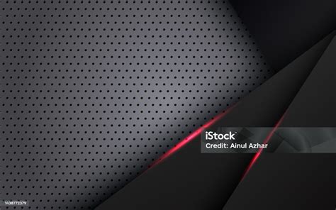 추상 밝은 빨간색 검은 공간 프레임 레이아웃 디자인 기술 삼각형 개념 회색 은색 원 질감 배경 Eps10 벡터 3차원 형태에 대한 스톡 벡터 아트 및 기타 이미지 Istock