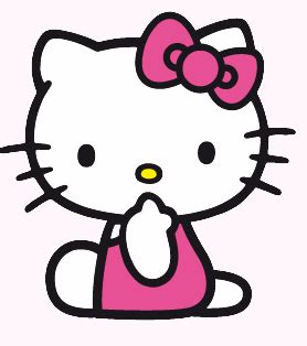 Hello Kitty Flipping Off Clipart Best