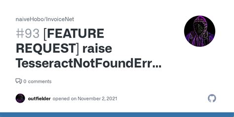 FEATURE REQUEST Raise TesseractNotFoundError Pytesseract Pytesseract TesseractNotFoundError