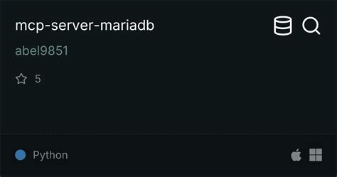 Schema Mariadb Mcp Server Glama
