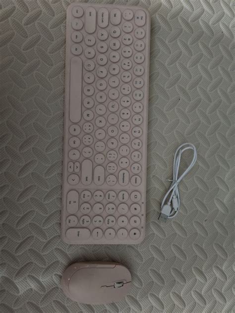 Bluetooth Pink Keyboard And Mouse Computers Tech Parts Accessories Computer Keyboard On