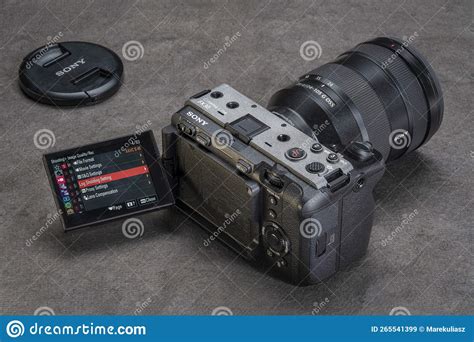 New Sony Fx30 Digital Cinema Camera Editorial Stock Image Image Of