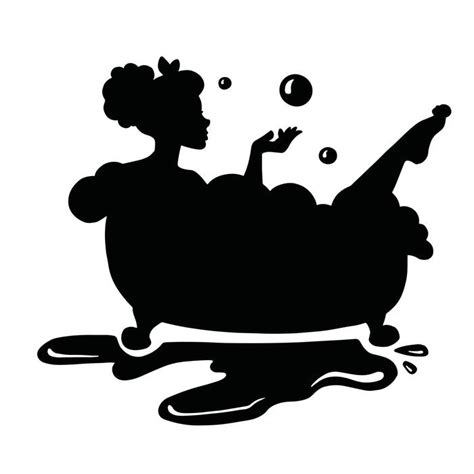 Bath Silhouette Vector Art Icons And Graphics For Free Download