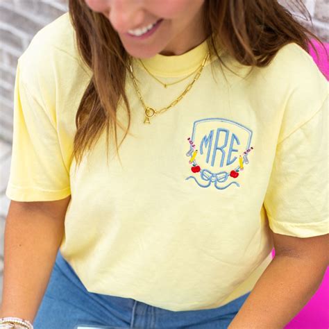 Monogrammed Classroom Crest Royalty T Shirt United Monograms