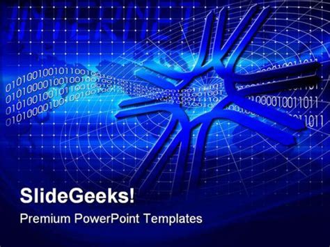 Internet And Binary Computer PowerPoint Templates And PowerPoint