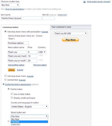 Easy Html Hacks To Customize Your Paypal Purchase Buttons Press Up
