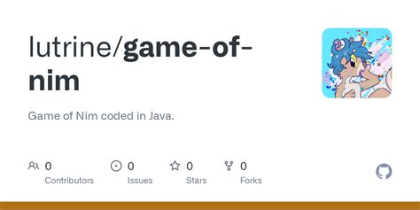 Game Of Nimplayerjava At Main · Lutrinegame Of Nim · Github