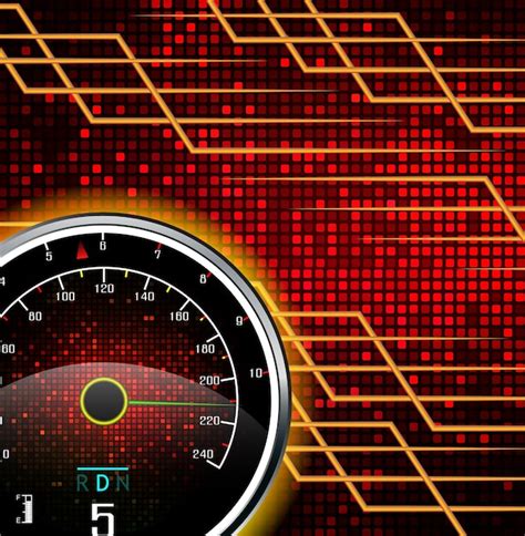 속도계 배경 프리미엄 벡터