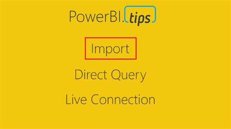 Power BI Connections Import