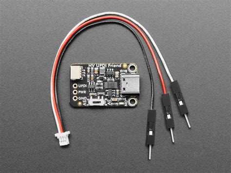 Adafruit High Voltage UPDI Friend USB Serial UPDI Programmer ID 5893 Adafruit Industries