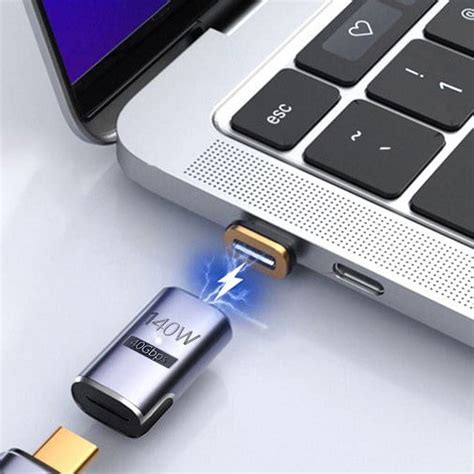 Usb C Magnetic Adapter Pin Type C Connector Pd Fast Charging W Usb High Speed Data