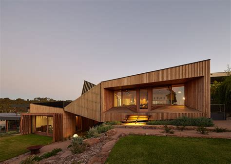 Split House By Bkk Architects Is Made Up Of Angular Wooden Structures