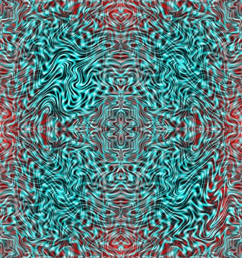 Many Blue Curves Overlapping Generating Repeated Shapes By