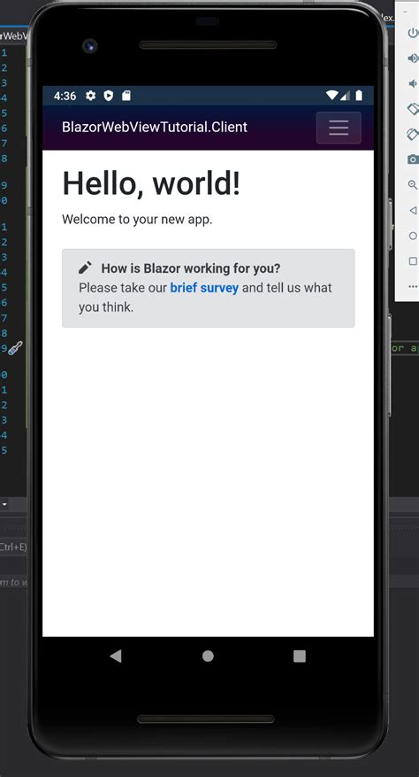Blazorwebview Android Tutorial