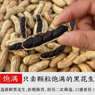 新货富硒带壳黑花生5斤云南农家自产晒干黑花生米紫花生半斤 阿里巴巴
