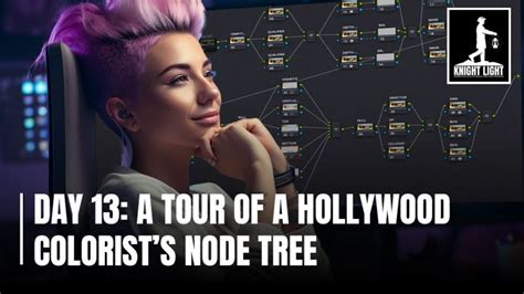 Knight Group On Linkedin Day 13 Hollywood Colorist Explains Her Node Tree In Davinci Resolve
