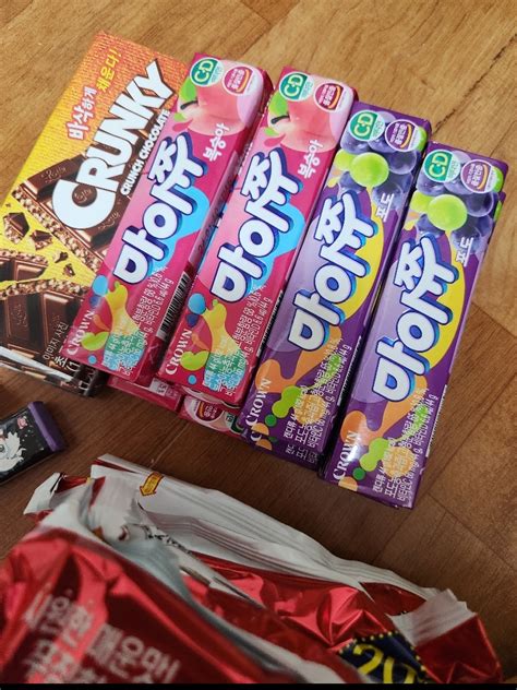 크라운 마이쮸복숭아 배민스토어