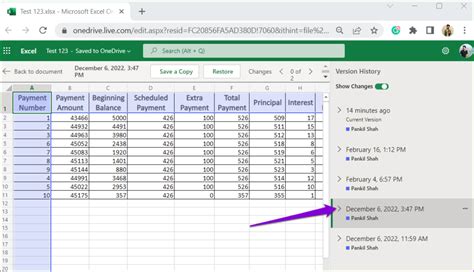 How To Use Version History In Microsoft Excel Guiding Tech