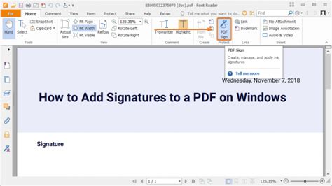 How To Create A Signature For Pdf Files In Foxit Reader The Jotform Blog